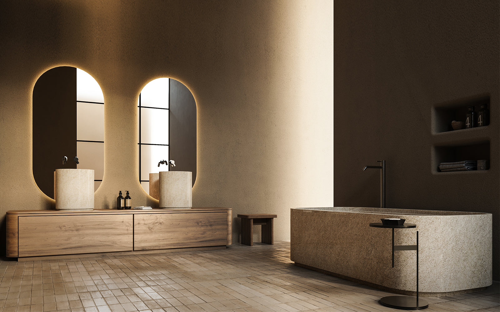 Stonemade - Lavamanos Pedestales, Tinas y Accesorios de Piedra Natural