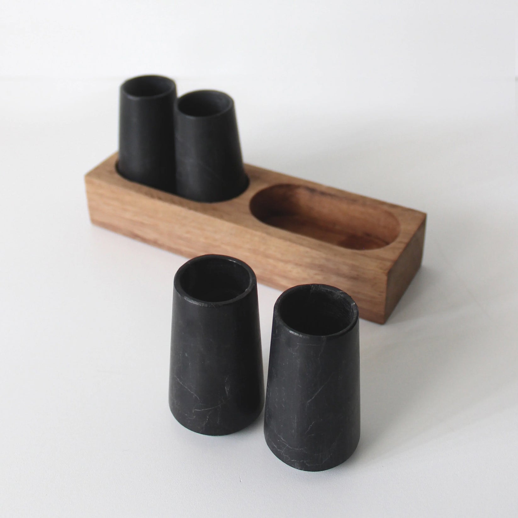 Juego de tequileros - Negro – Stonemade